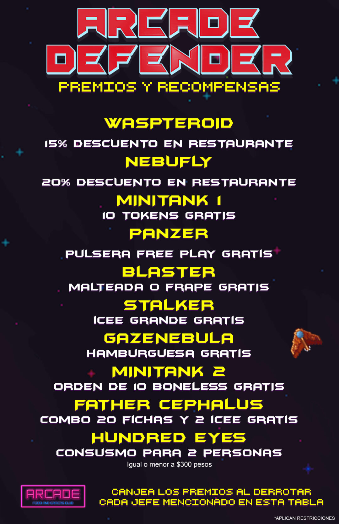 PROMOCIONES | ARCADE MONTERREY